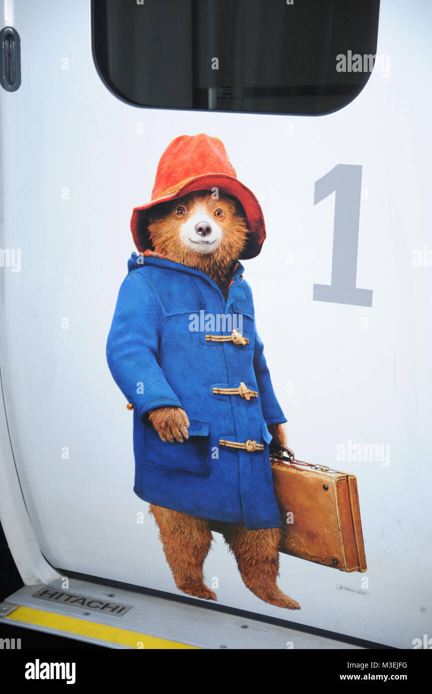 The train, 800010, is unveiled by his daughter Karen Jankel at a ...