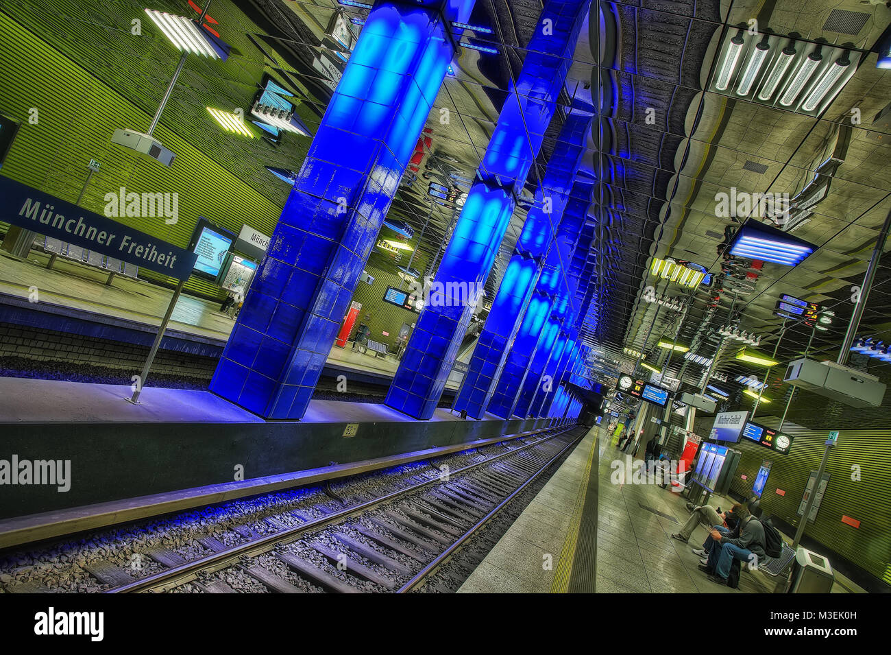 Munich Metro taken in 2010 Stock Photo - Alamy