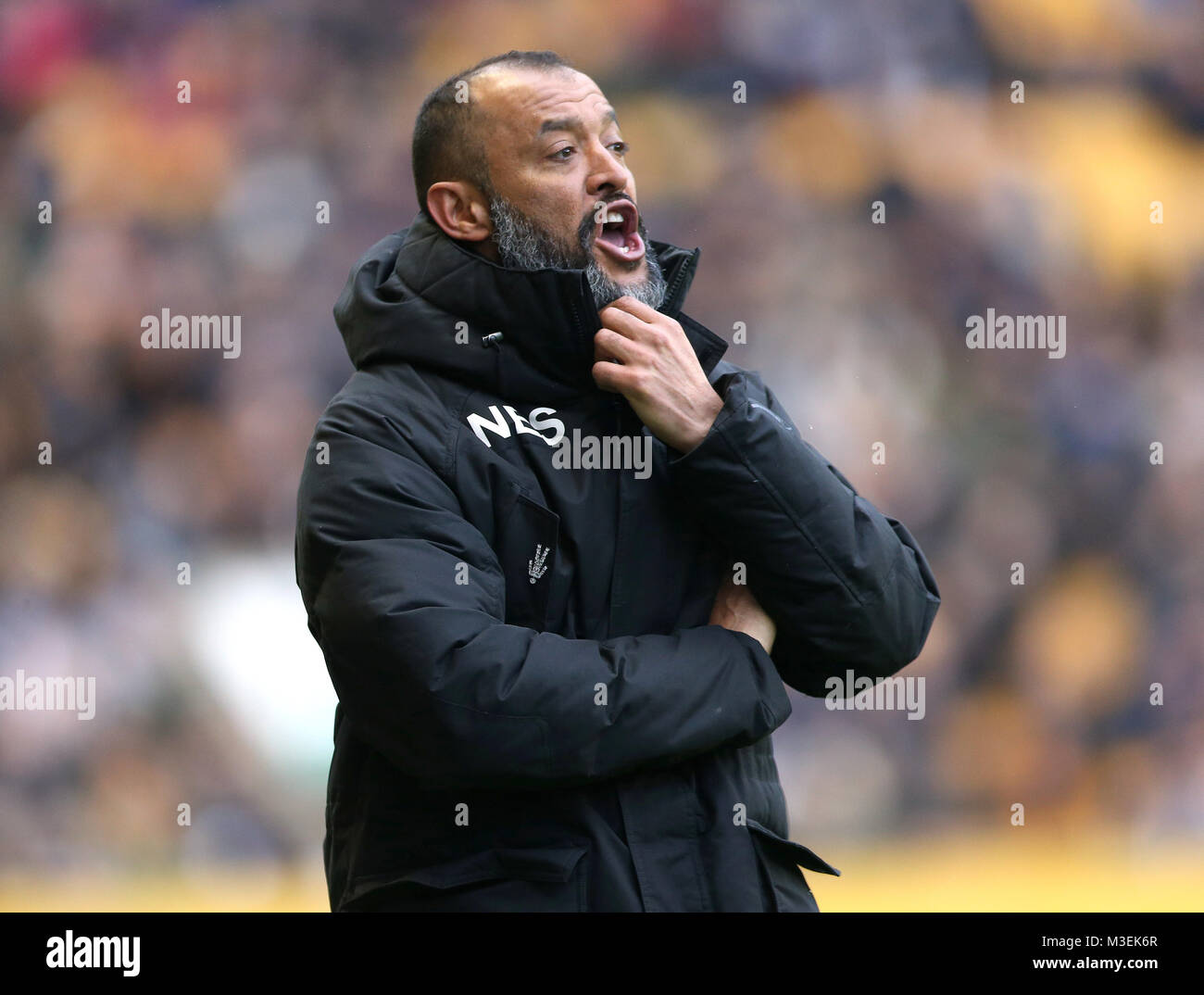 Wolverhampton Wanderers manager Nuno Espirito Santo during the Sky Bet ...