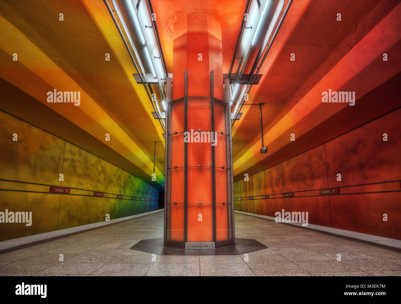 Underground in munich blue train hi-res stock photography and images ...