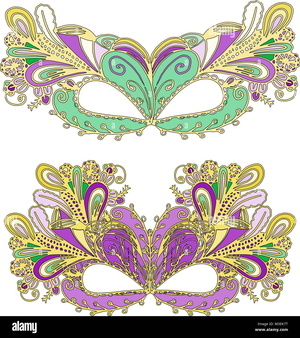 Venice carnivale Stock Vector Images - Alamy