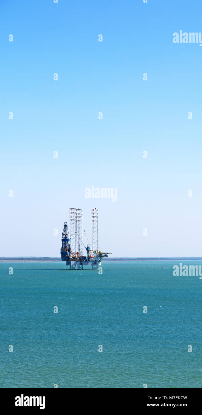 in australia the concept of industrial with an off shore platform in ...
