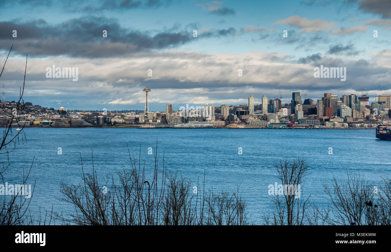A view of the Seattle skyline Stock Photo - Alamy
