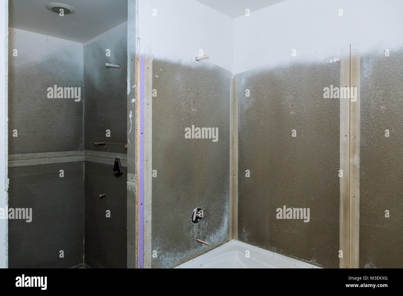 Bathroom finishing new apartments. Repair and installation of plumbing ...