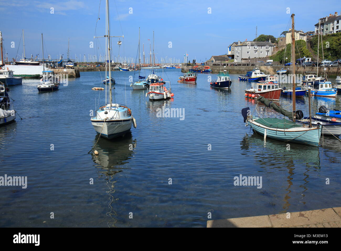 Brixham harbour, Devon, England, UK Stock Photo - Alamy