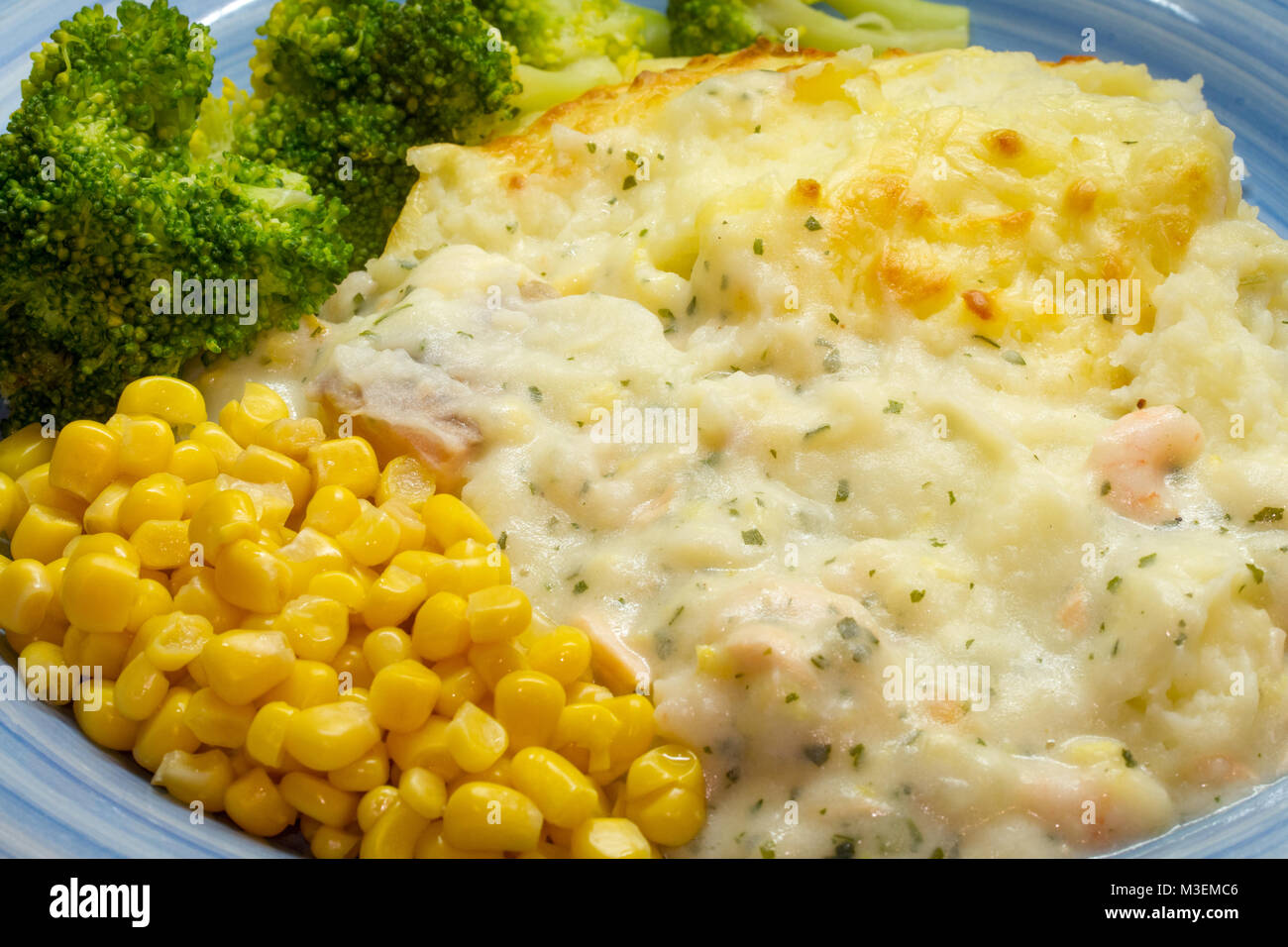 Plated fish pie hi-res stock photography and images - Alamy