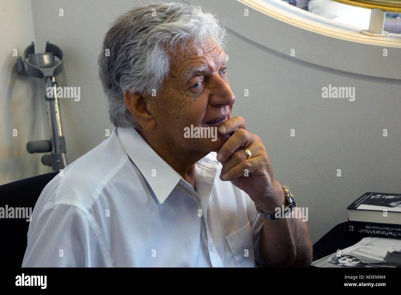 David Prowse, a British actor known for physically portraying Darth ...