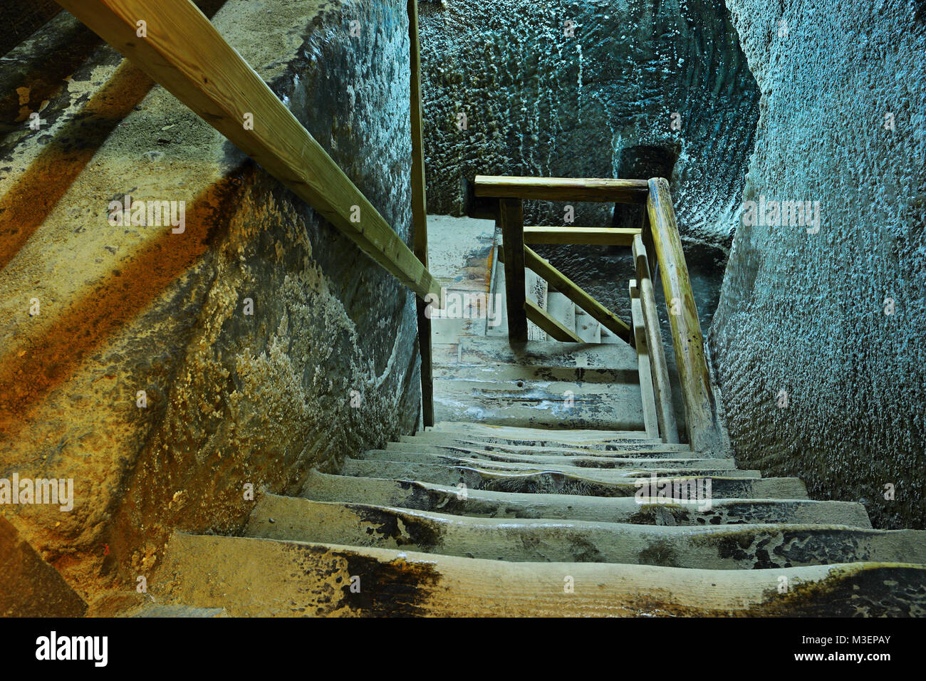 Old underground salt mine hi-res stock photography and images - Alamy