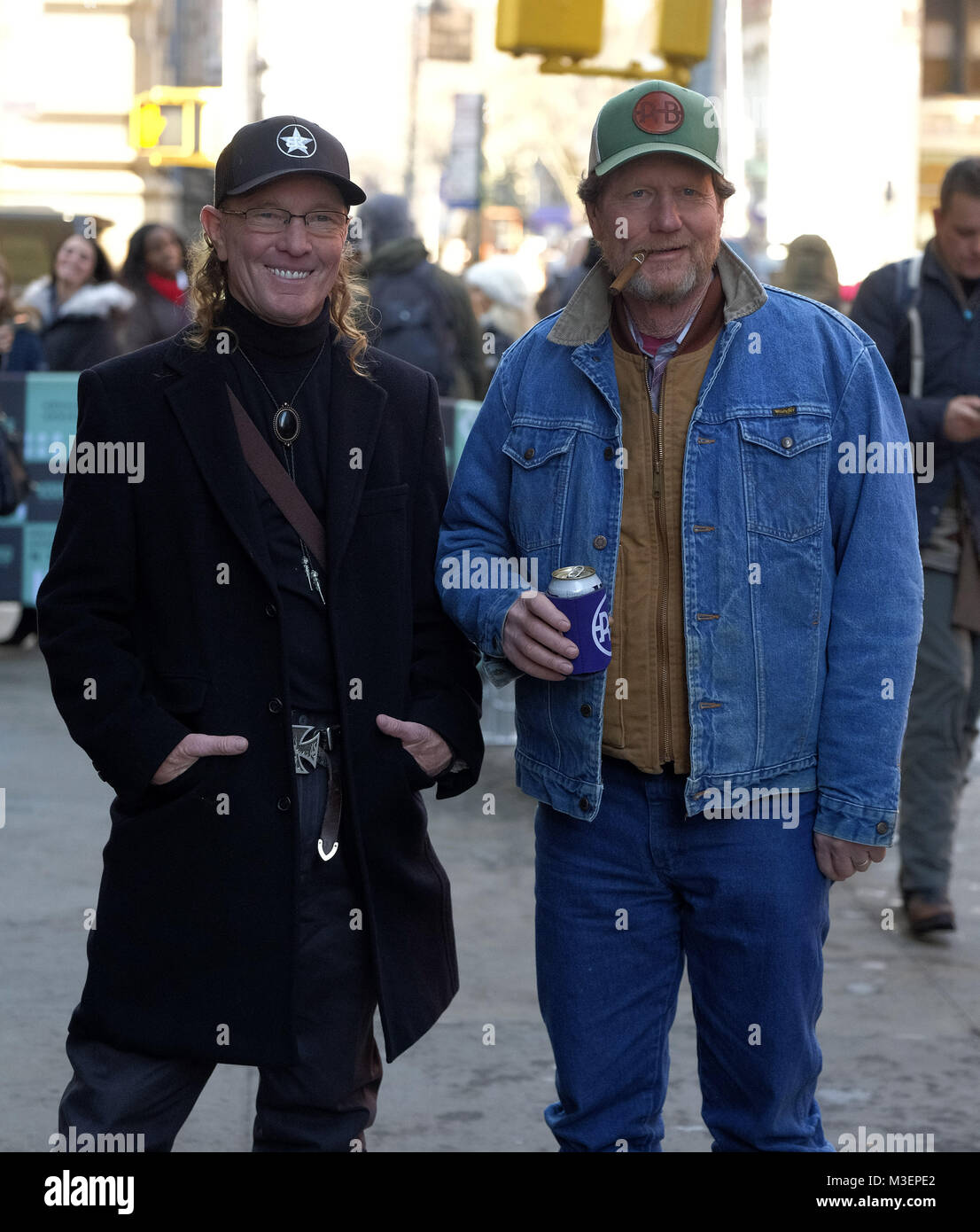Rooster McConaughey and Wayne 'Butch' Gilliam arrive at AOL Build ...
