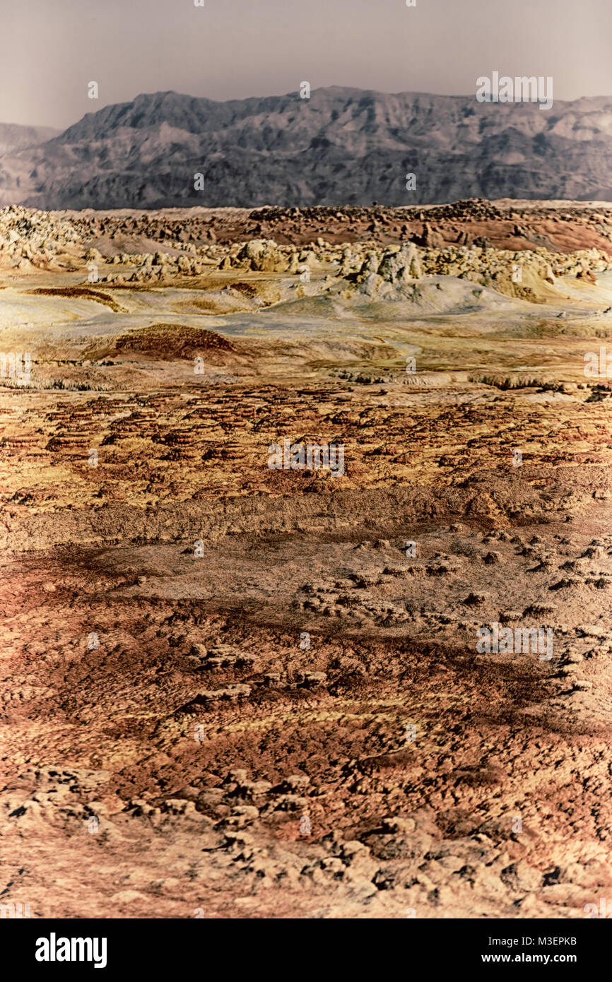in danakil ethiopia africa the volcanic depression of dallol Stock ...