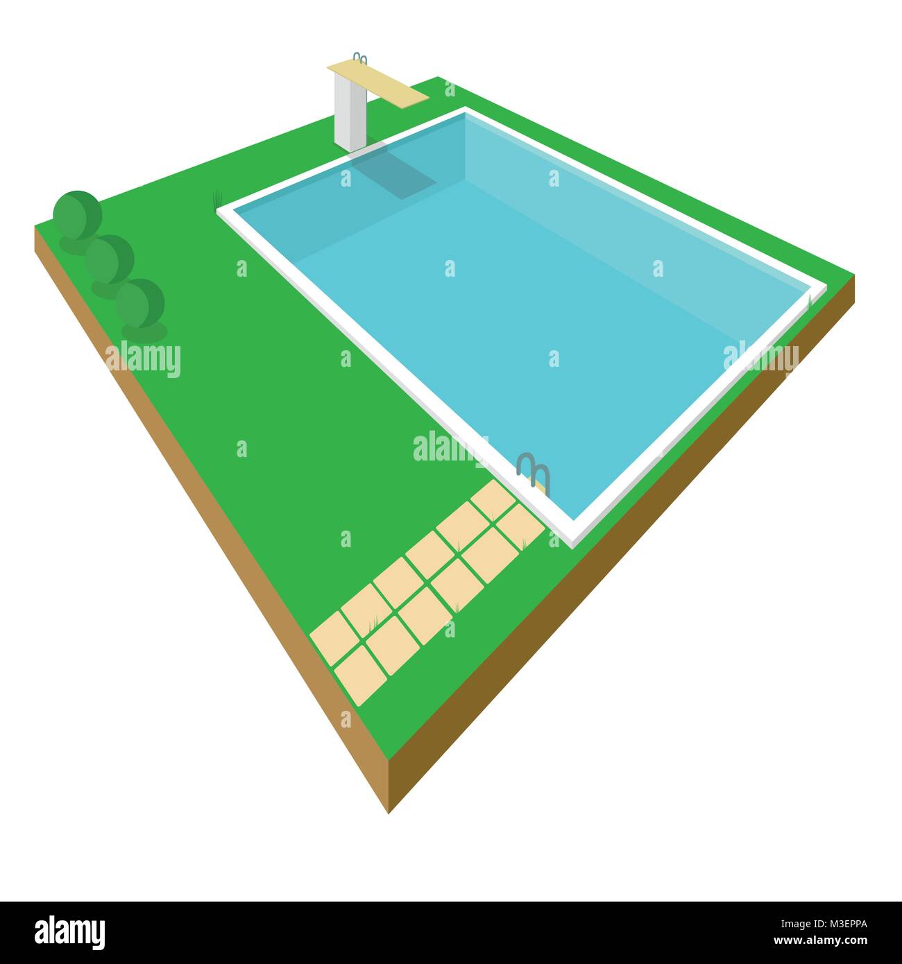 Blue water resort swimming Stock Vector Images - Alamy