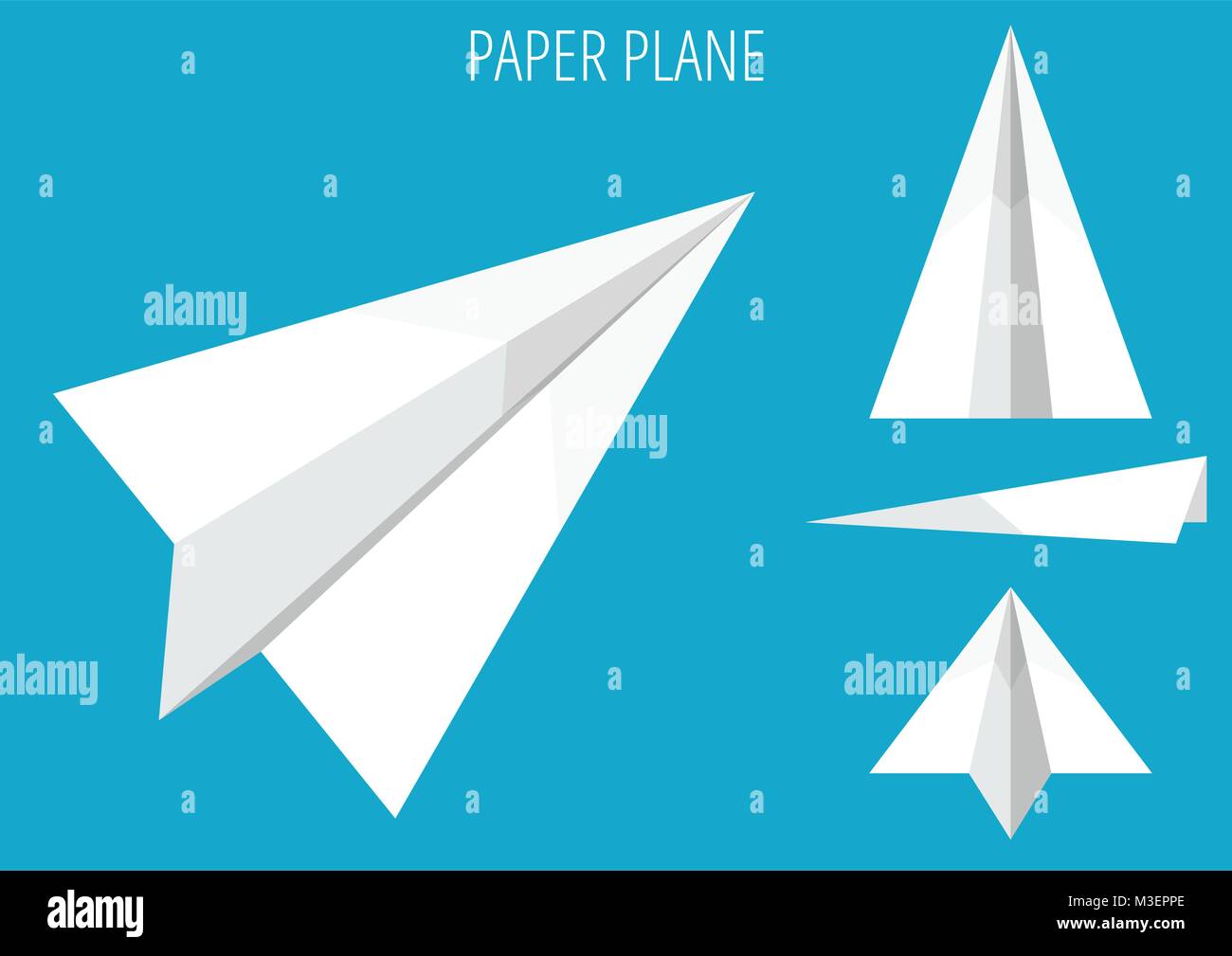 Airplane message Stock Vector Images - Alamy