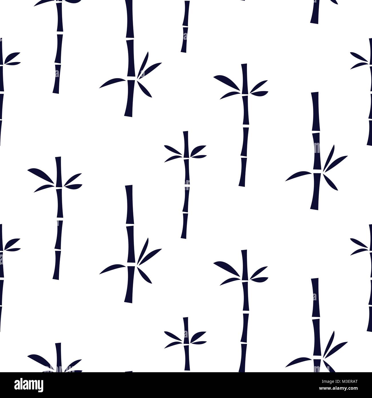 Simple bamboo plant purple seamless vector pattern Stock Vector Image ...