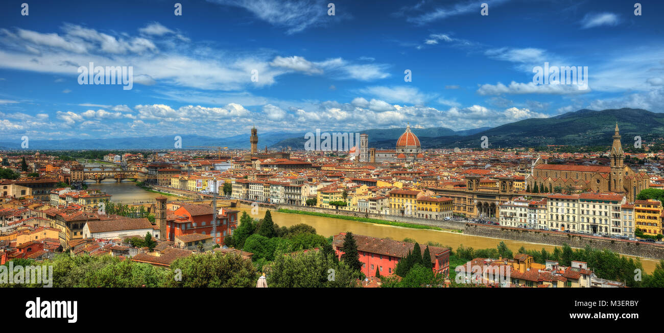 Florence sunset taken in hi-res stock photography and images - Alamy