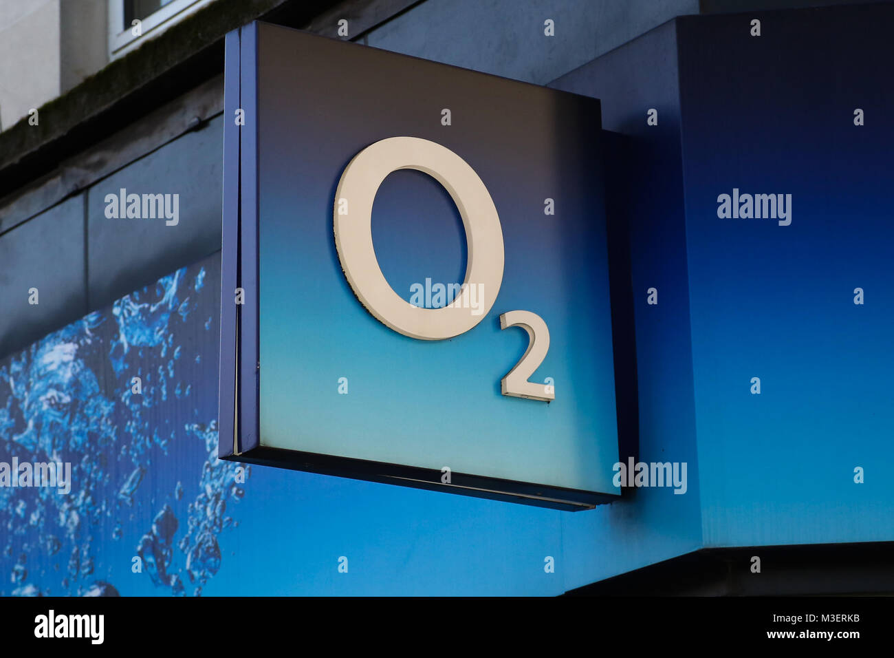 Telecom companies on London's high street Featuring: External view of ...