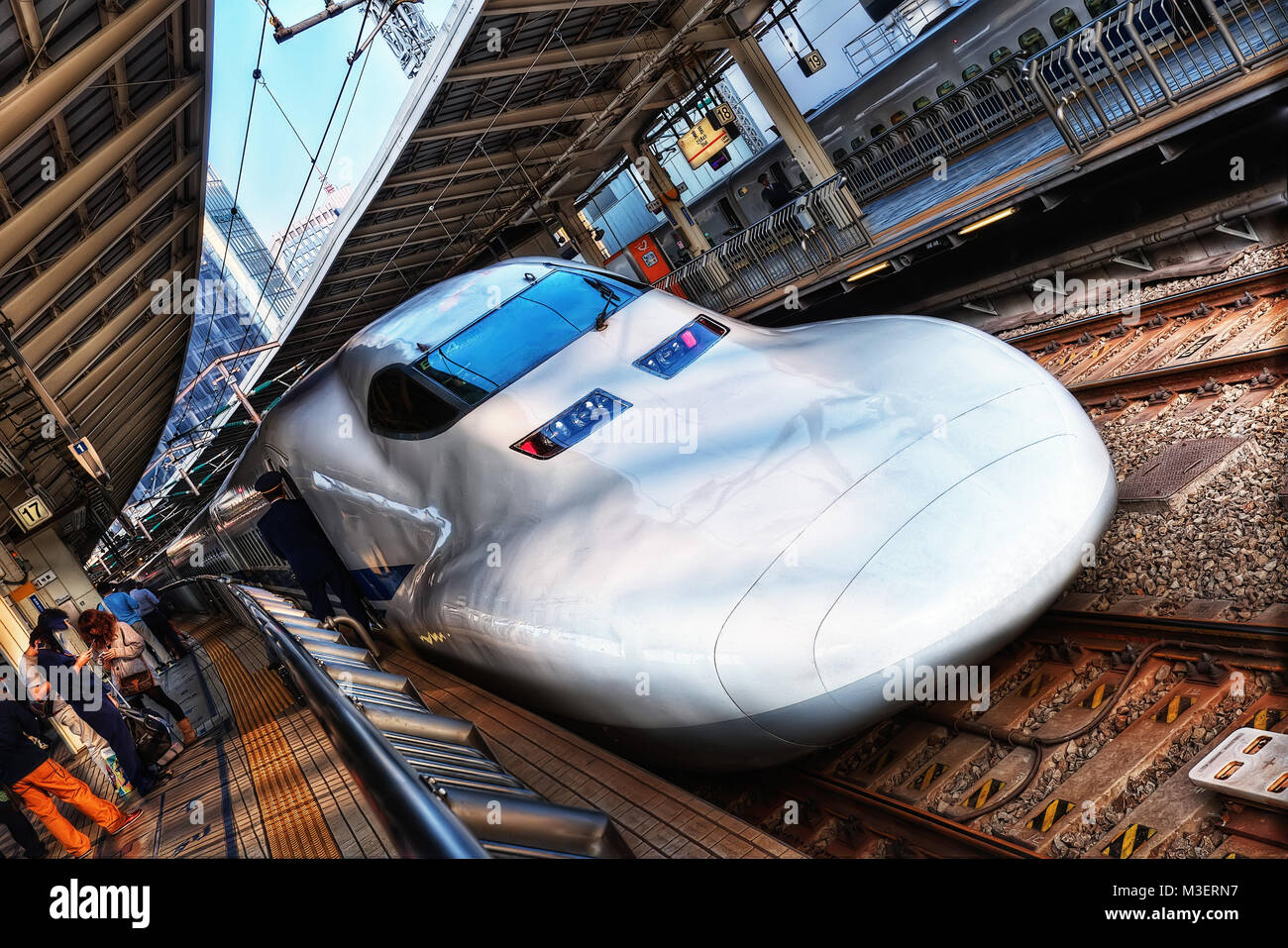 Bullet train sunset japan hi-res stock photography and images - Alamy