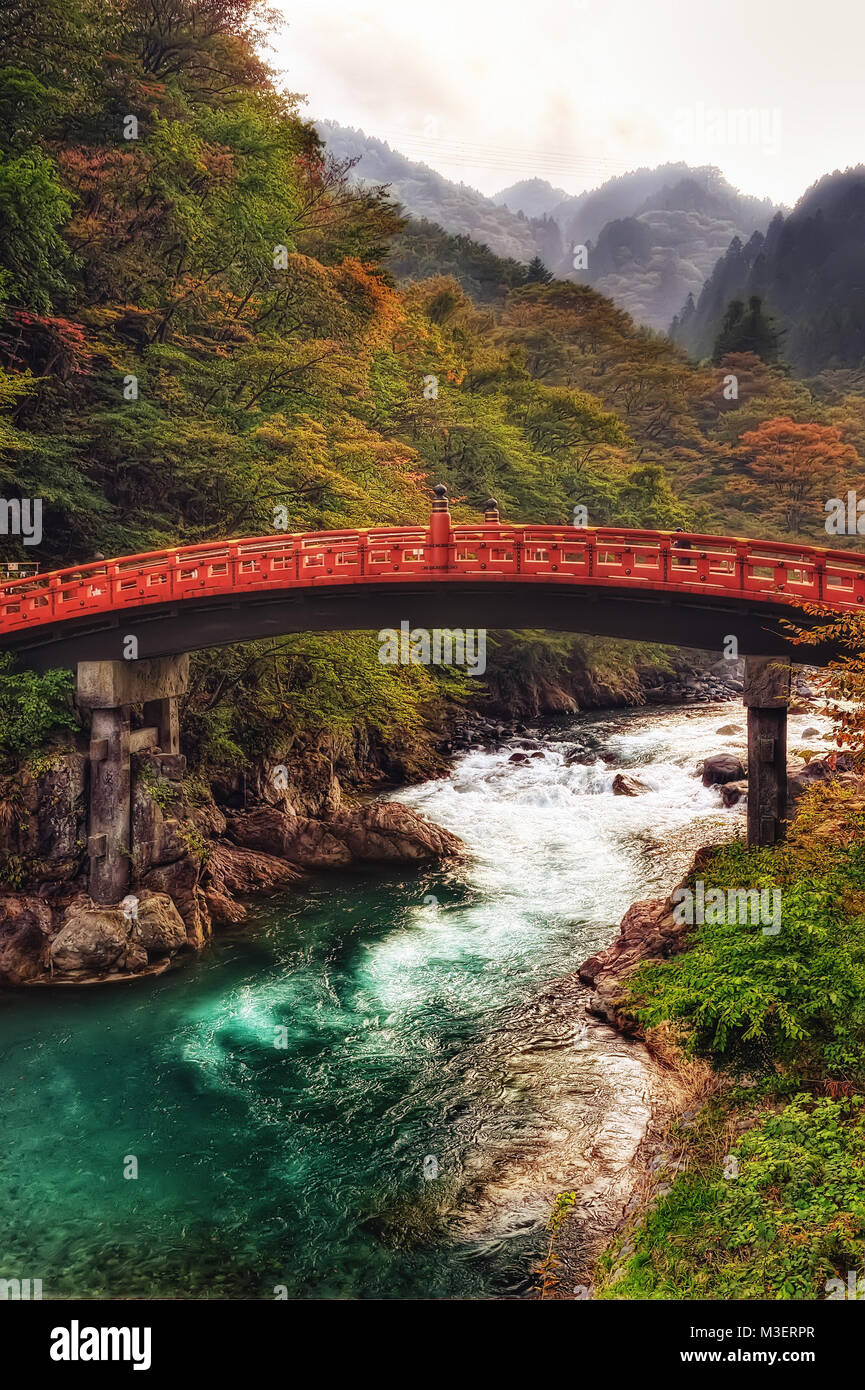 Japan autumn shinkyo hi-res stock photography and images - Alamy