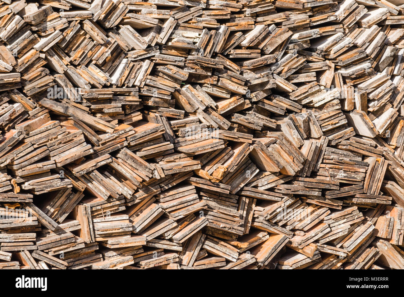 Folded wood ready for winter. Texture Stock Photo - Alamy