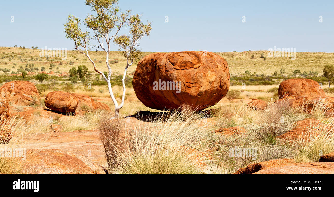 in australia the rocks of devil s marble in the northern territory ...