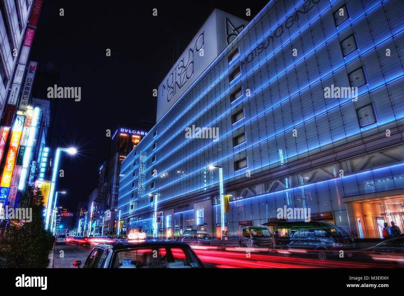 Ginza Tokyo Architecture, Japan taken in 2015 Stock Photo - Alamy