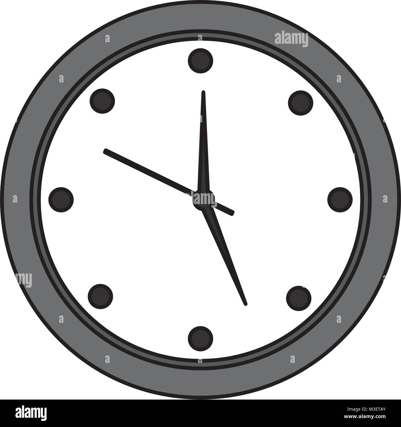 24 Hour Clock Face Illustration High Resolution Stock Photography and ...