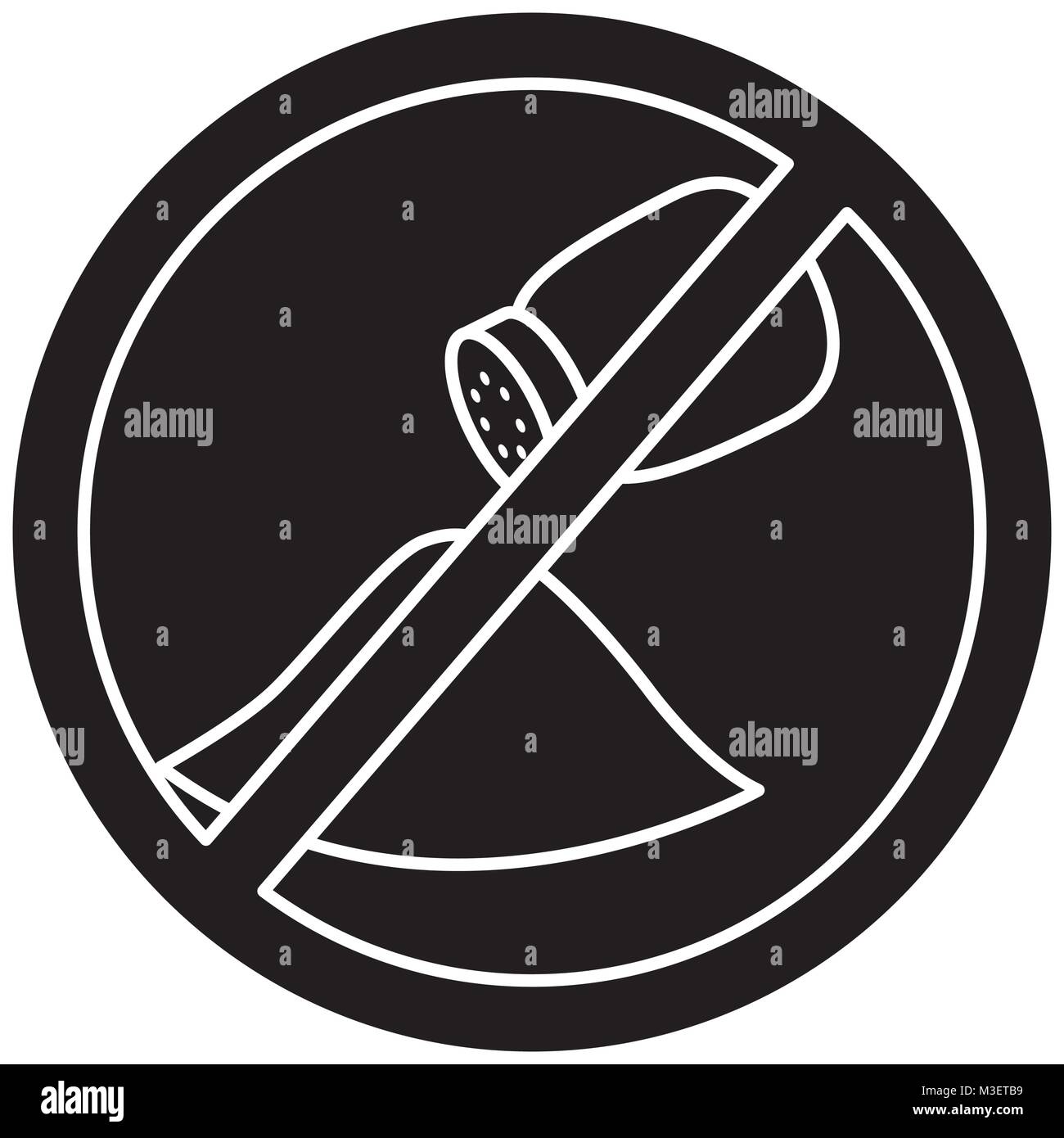 no salt sign prohibition stop symbol Stock Vector Image & Art - Alamy