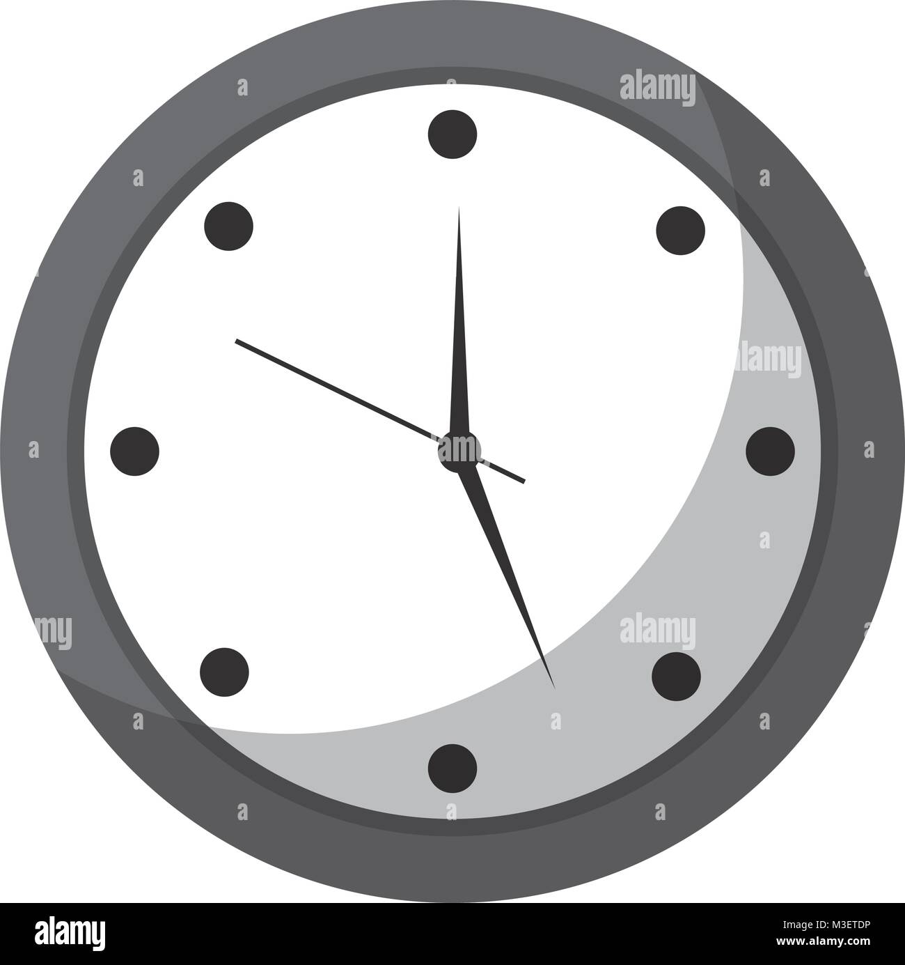 round clock time hour concept Stock Vector Image & Art - Alamy