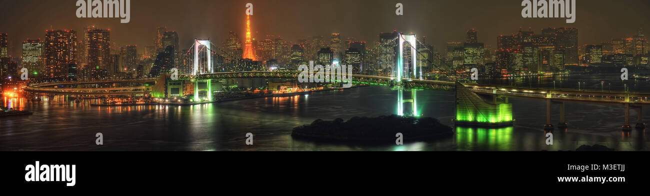 Tokyo Skyline from Daiba, Japan taken in 2017 Stock Photo - Alamy