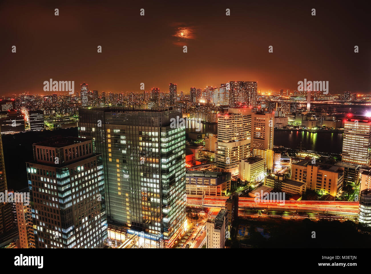 Tokyo Skyline from Daiba, Japan taken in 2011 Stock Photo - Alamy