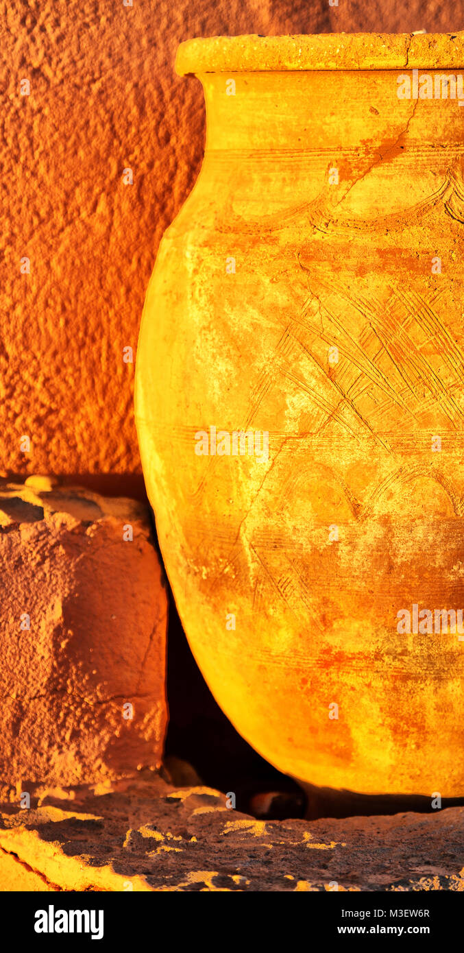 in iran pottery and house like container and ornament Stock Photo - Alamy