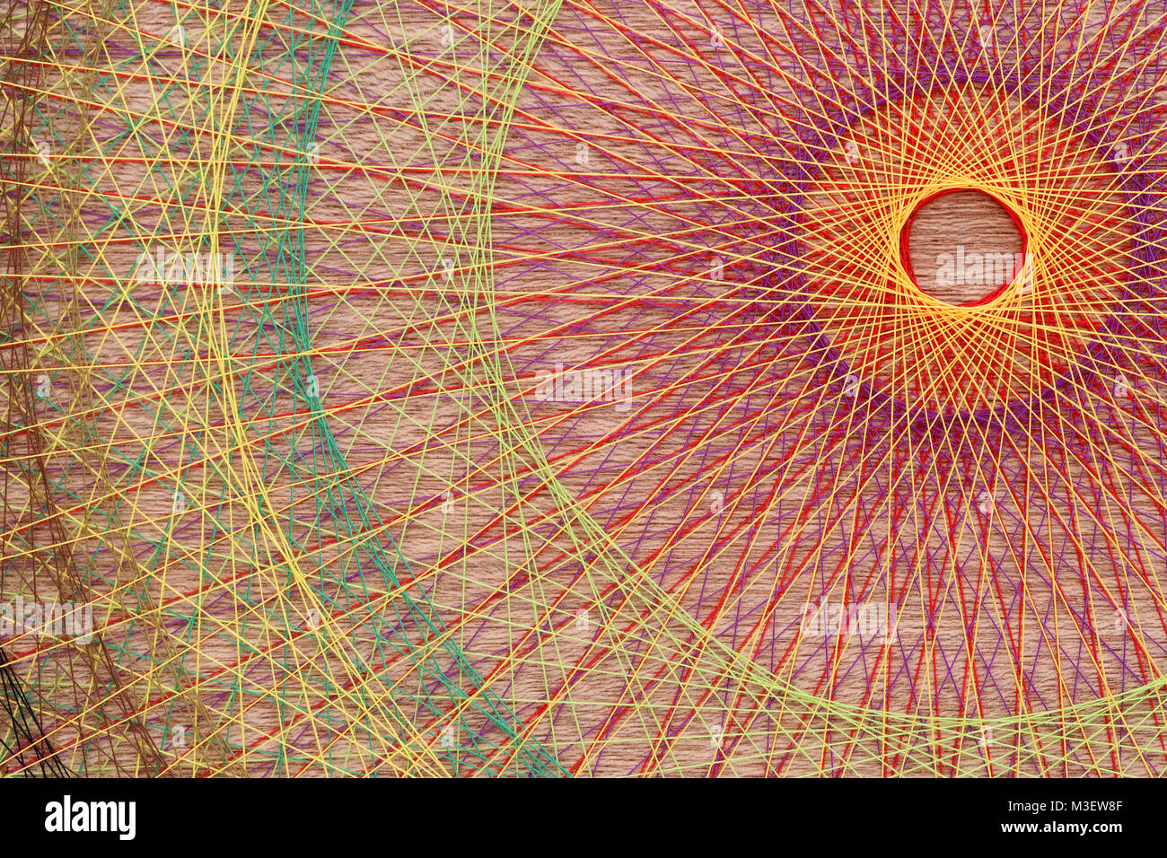 String art circle hi-res stock photography and images - Alamy