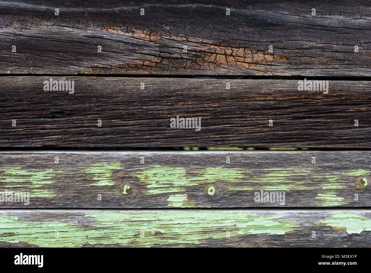 closeup of weathered wood plank siding texture on old rustic shed Stock ...