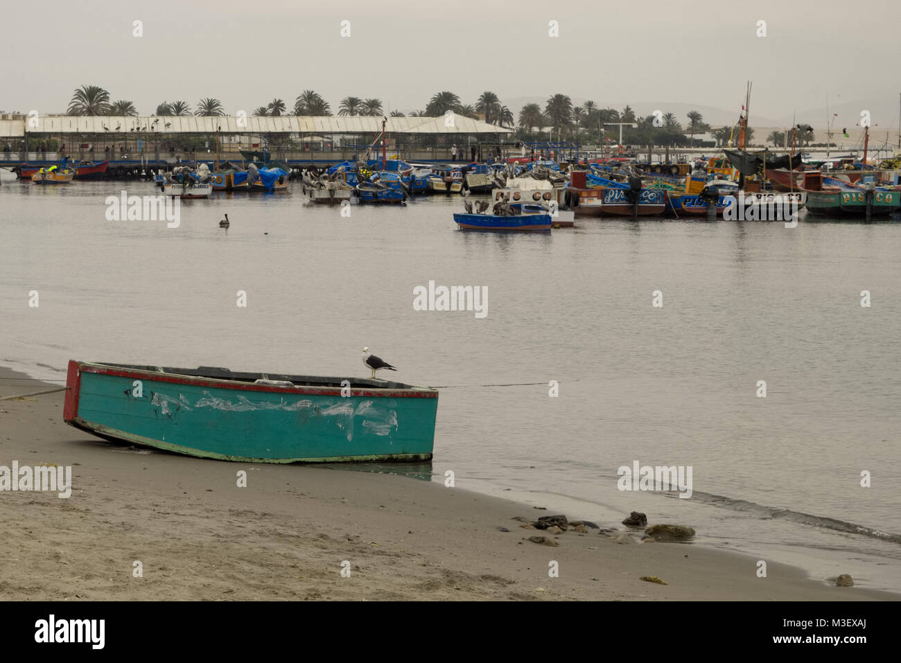 Paracas City Port, Peru Stock Photo - Alamy