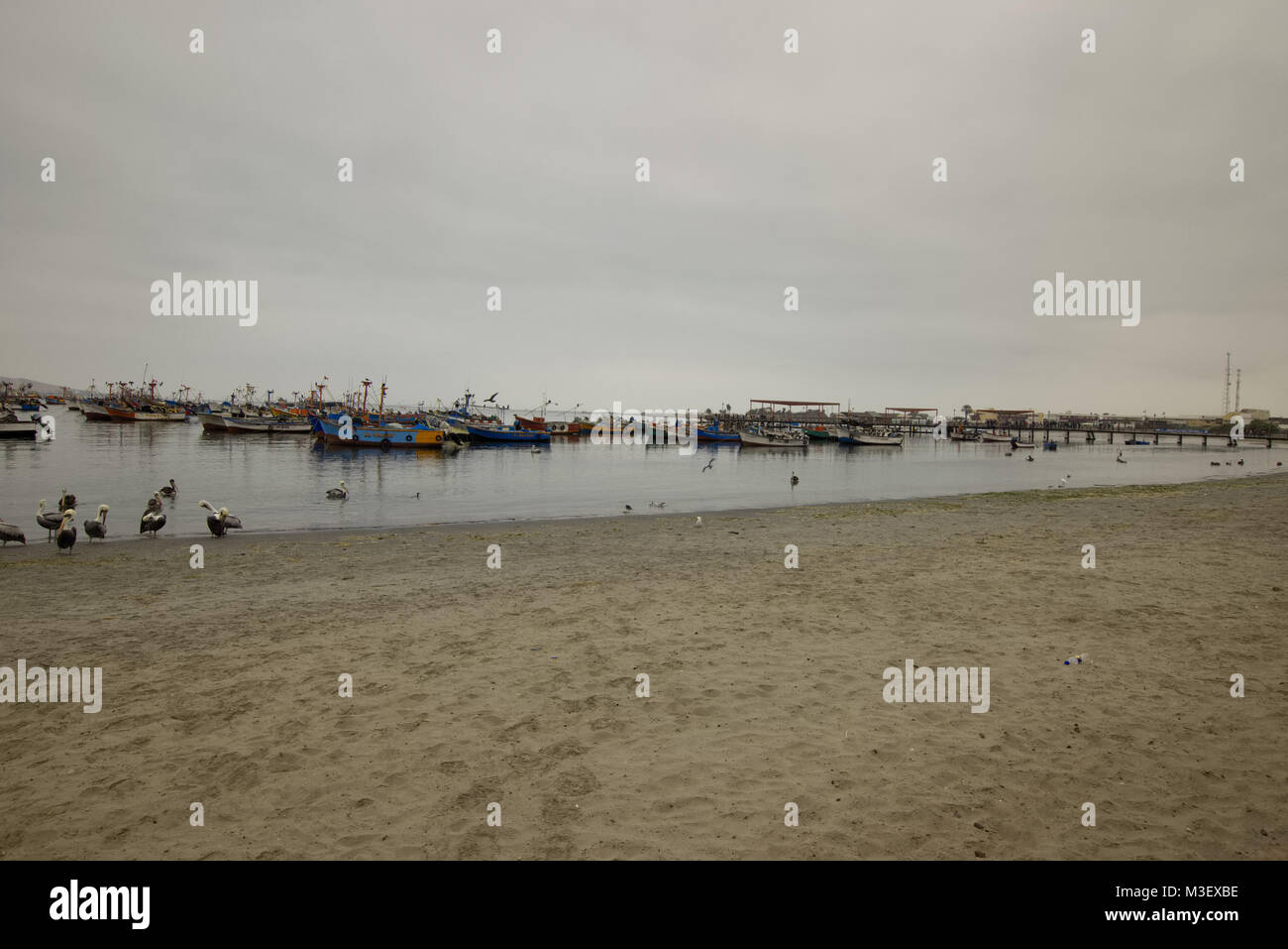 Paracas City Port, Peru Stock Photo - Alamy