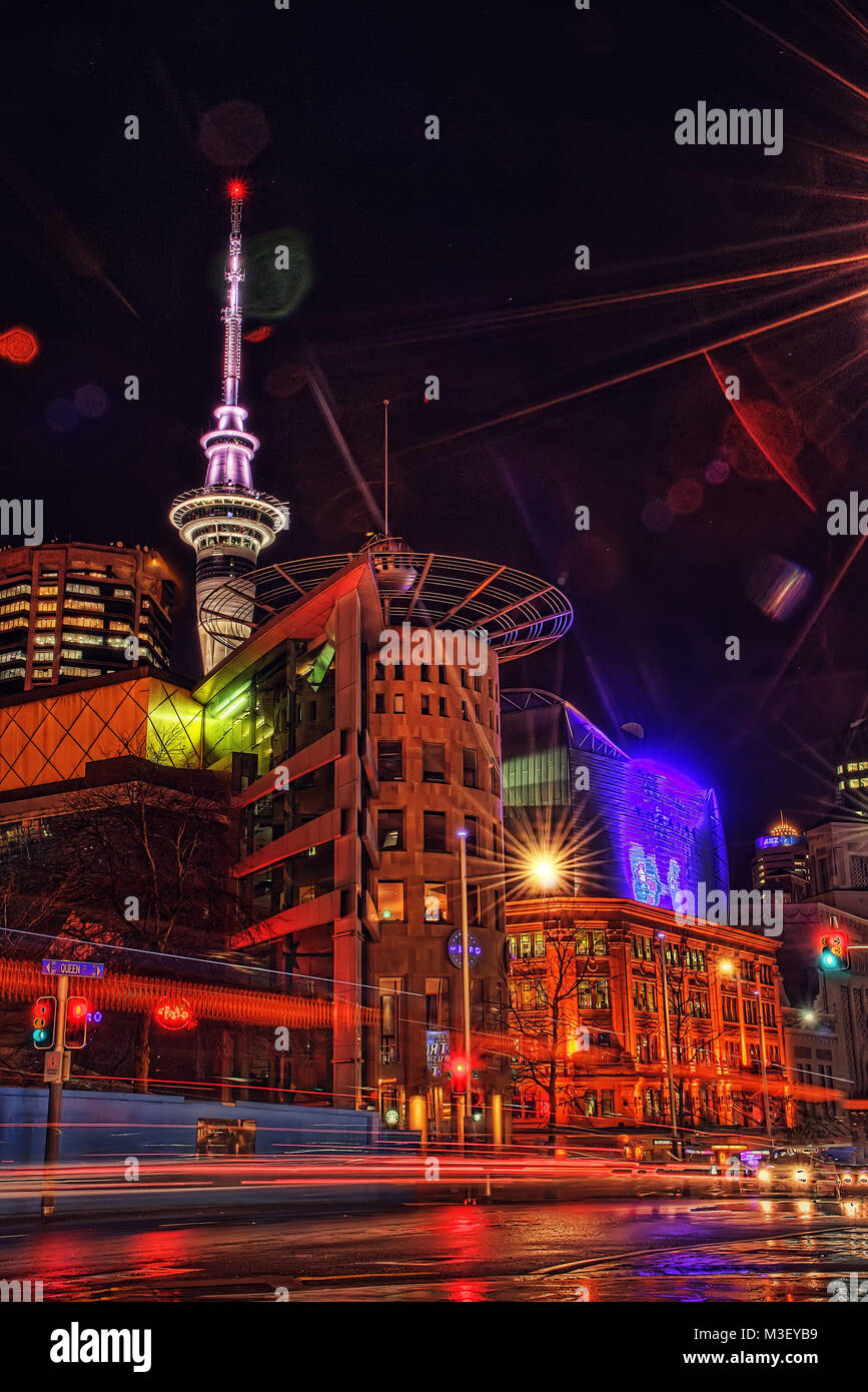 Skytower auckland observation hi-res stock photography and images - Alamy