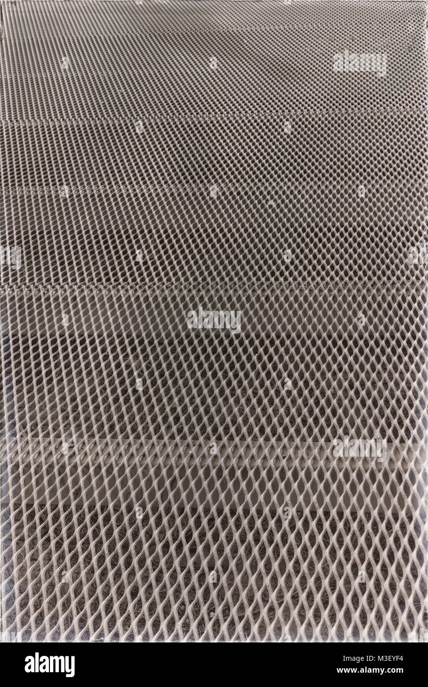 abstract texture background of a grid metal surface and shadow Stock ...