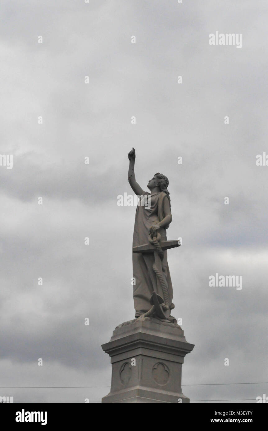 The statue is pointing upwards hi-res stock photography and images - Alamy