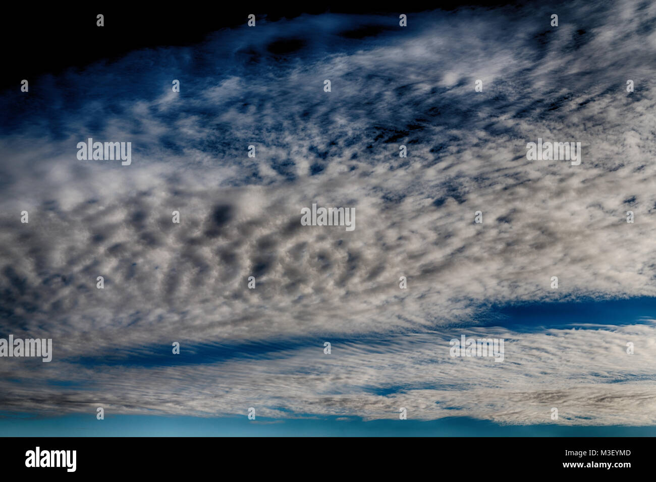 in australia the empty sky full of clouds like background texture Stock ...