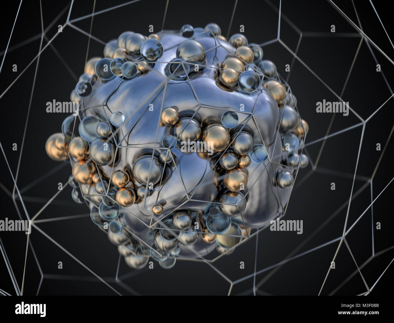 Gold atom hi-res stock photography and images - Alamy