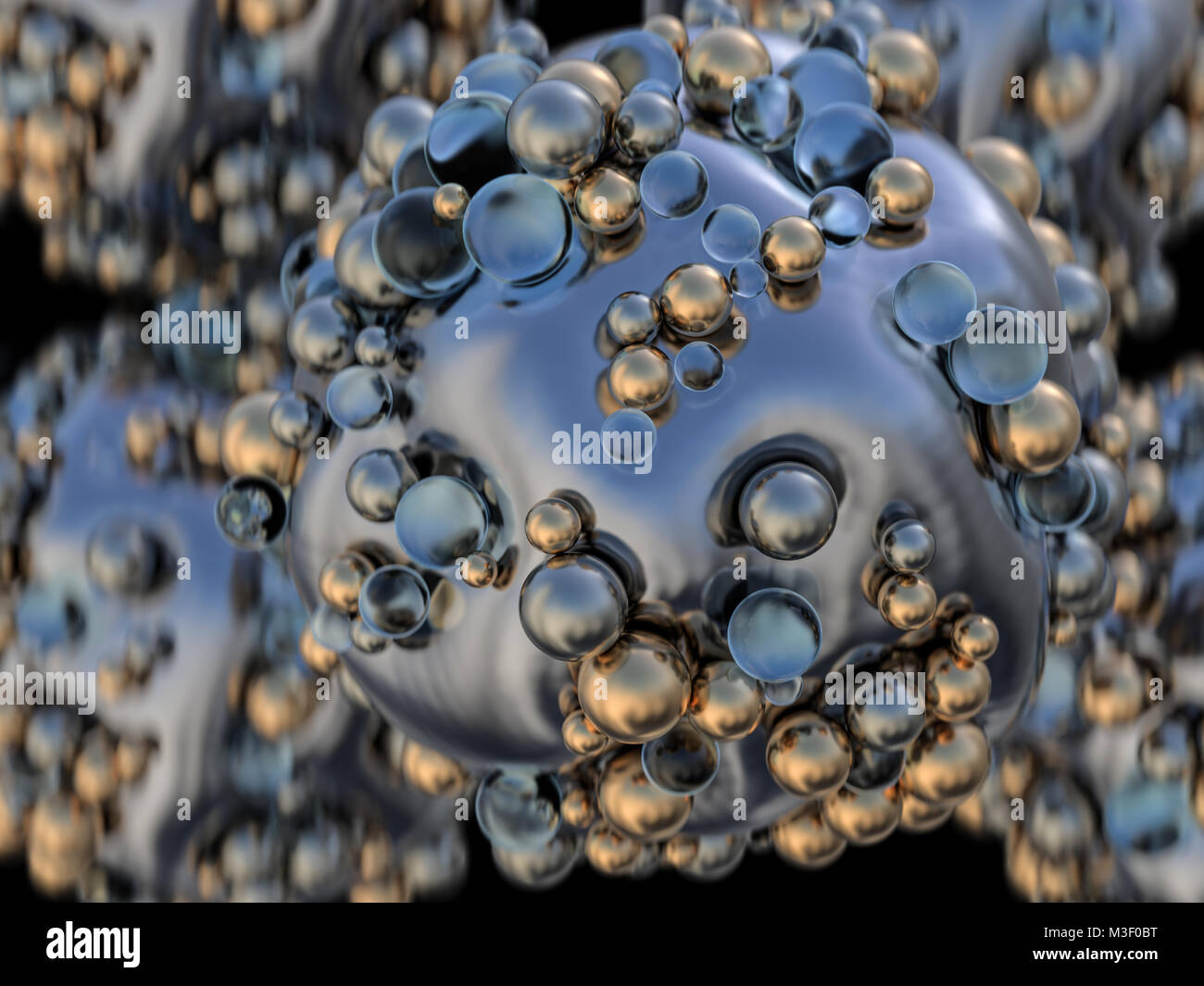 Render of abstract sphere. 3D rendering Stock Photo - Alamy