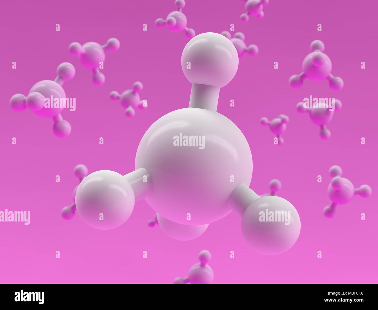 3d Atomic Structure Molecule Model High Resolution Stock Photography ...