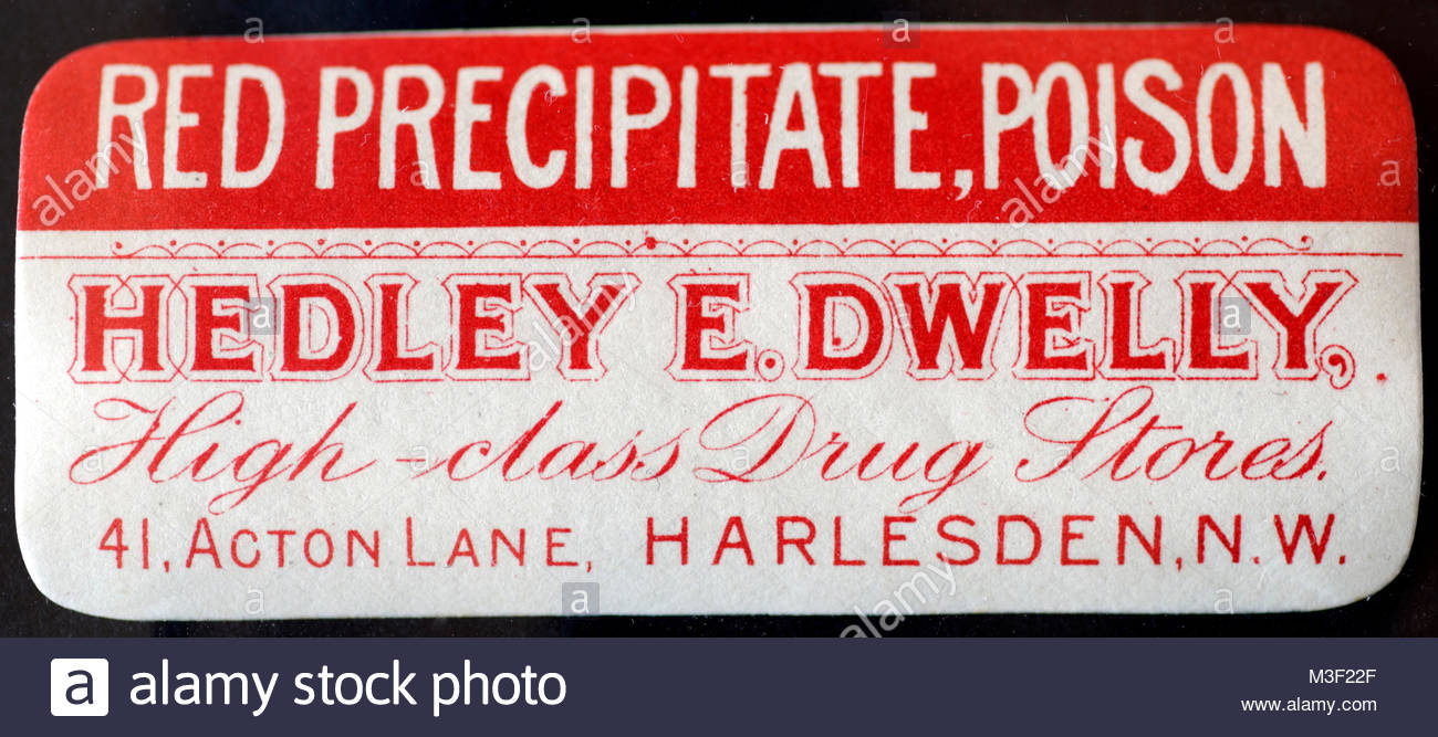 Vintage Chemist labels for Medicine bottles early 1900s - Red ...
