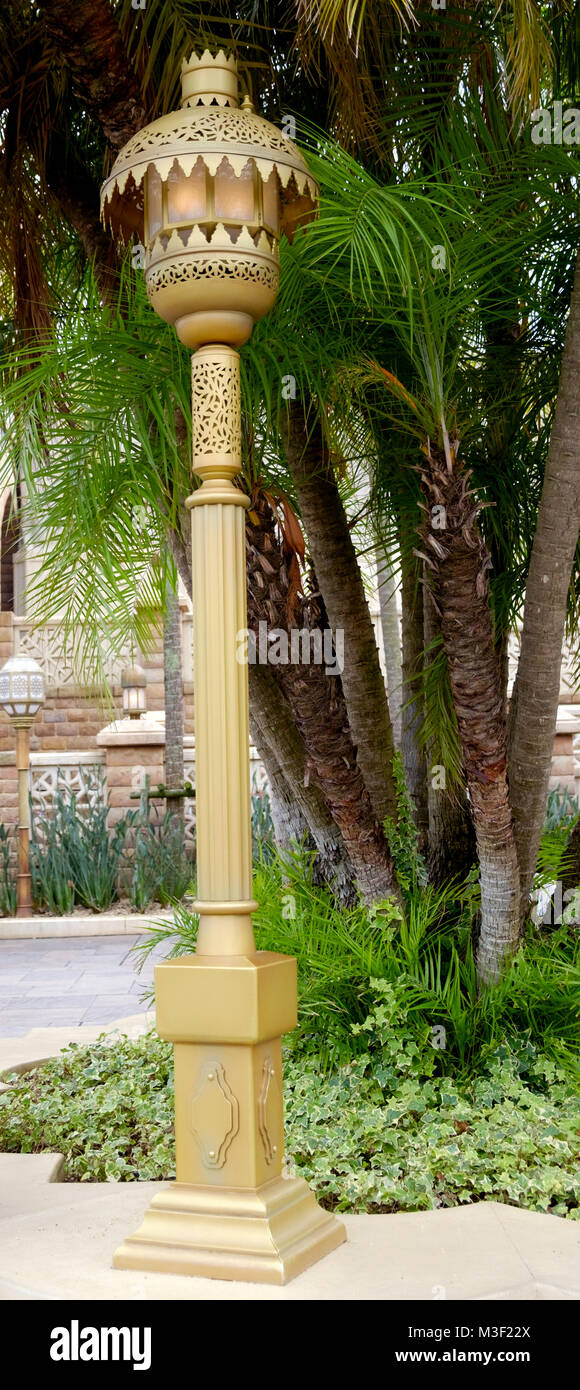 Lamp post and palm trees hi-res stock photography and images - Alamy