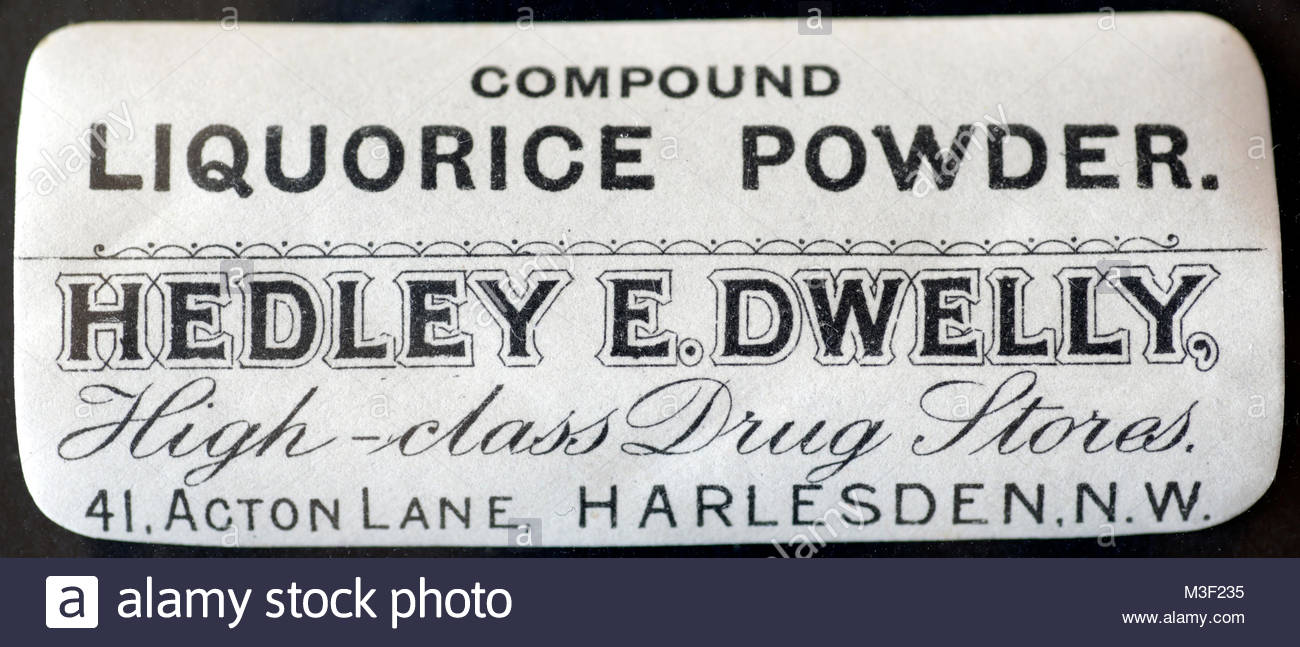 Vintage Chemist labels for Medicine bottles early 1900s - Compound ...
