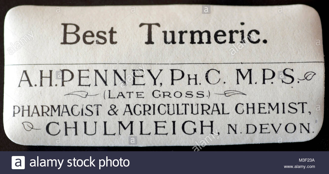 Vintage Chemist labels for Medicine bottles early 1900s - Best Turmeric ...