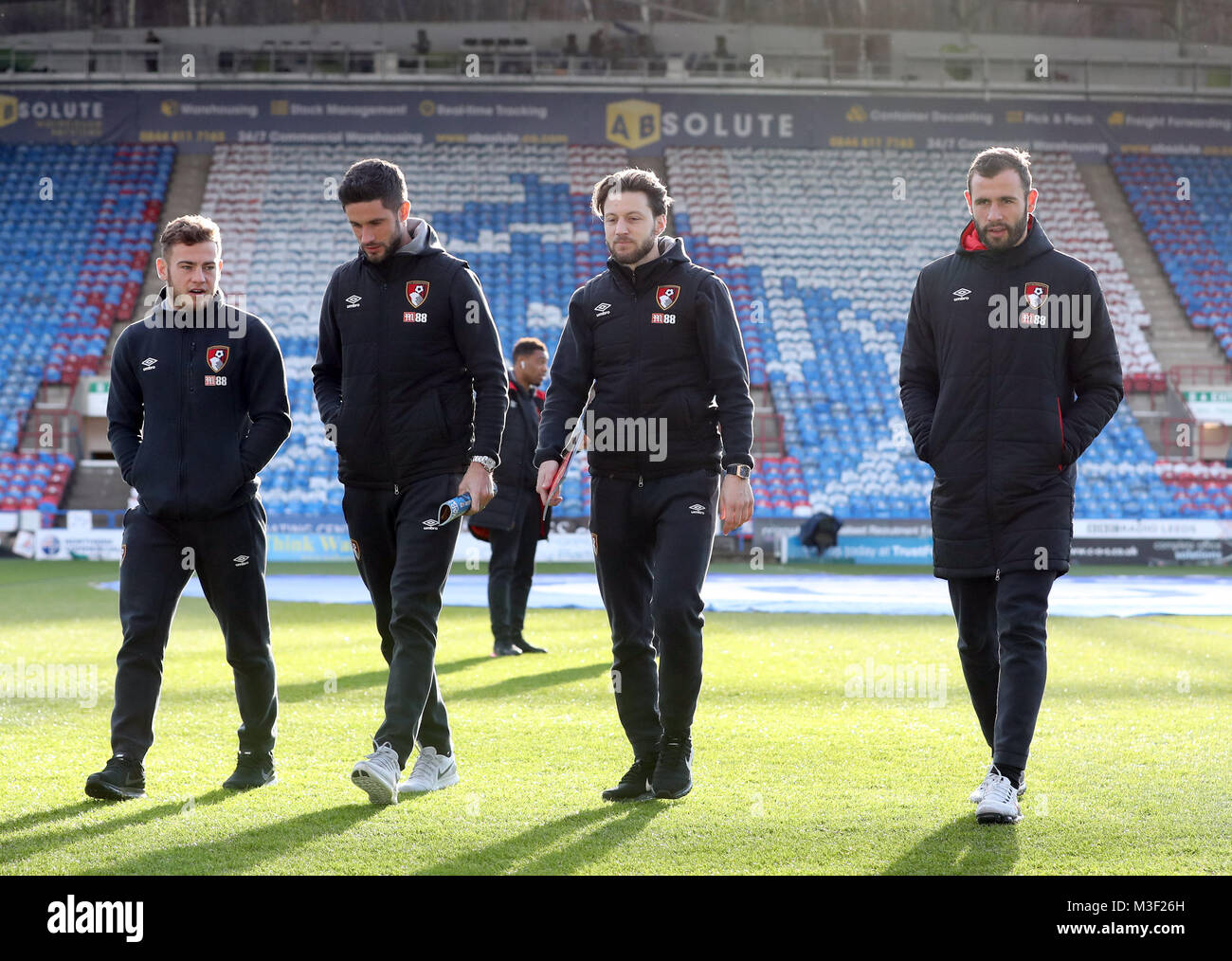 AFC Bournemouth's (from left to right) Ryan Fraser, Andrew Surman ...