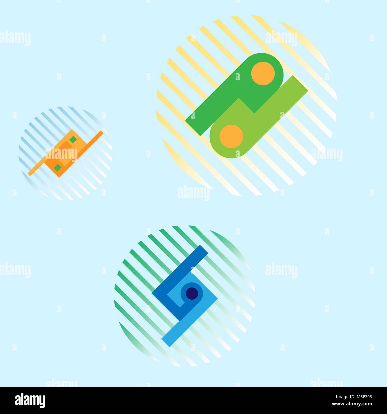 2d shapes hi-res stock photography and images - Alamy