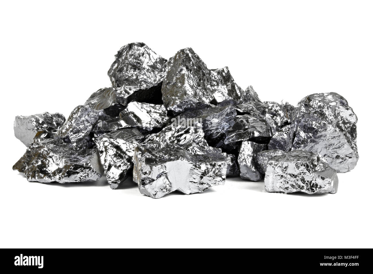 high purity polycrystalline silicon from Freiberg/ Germany isolated on ...