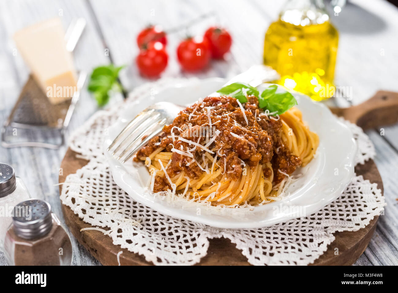 Italian Classic Spaghetti Bolognese Stock Photo - Alamy