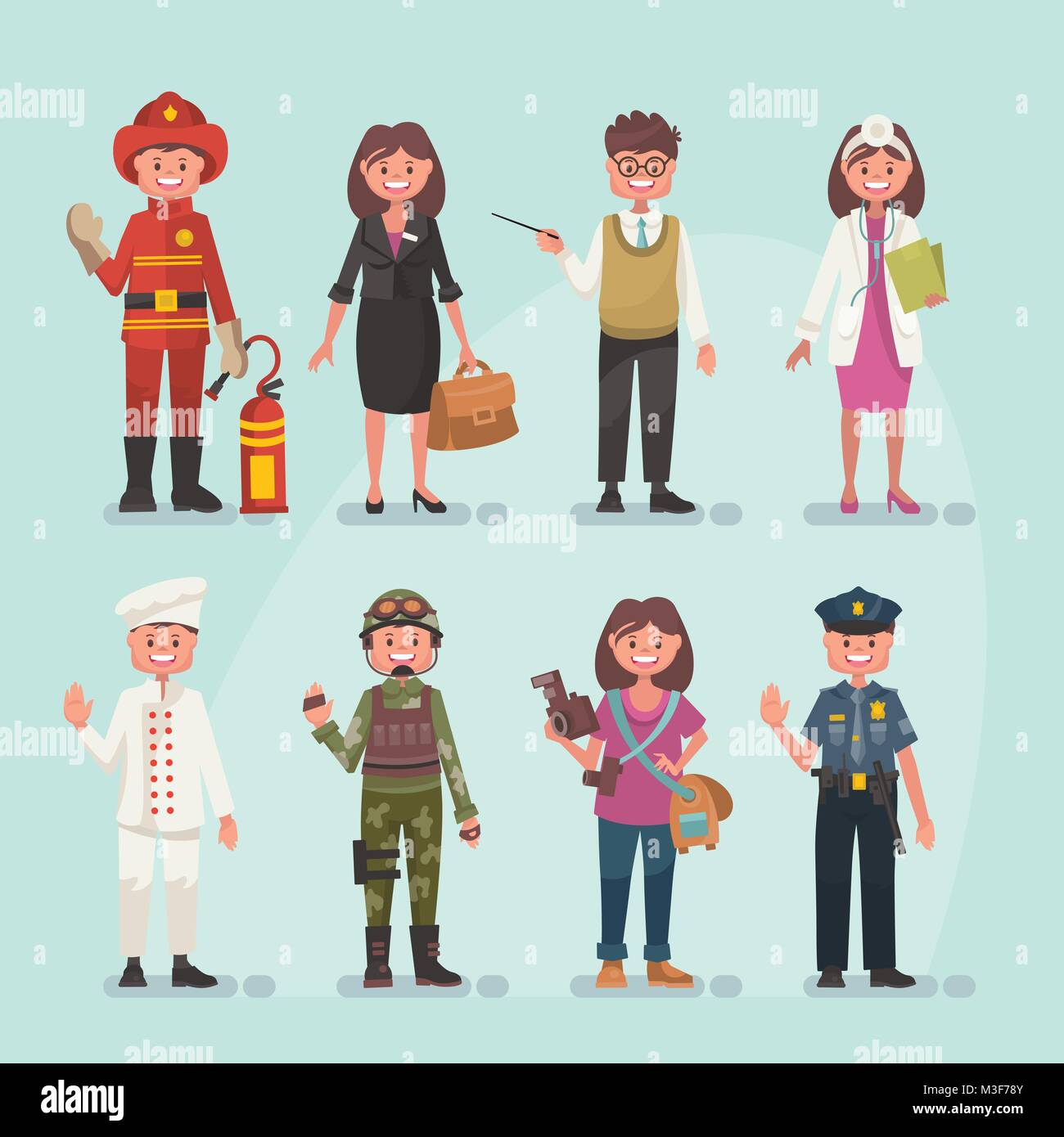 Occupations And Work Stock Vector Images - Alamy